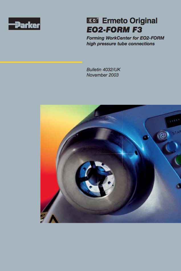 Boletim Técnico EO2 FORM F3 - Conexões e Válvulas AP